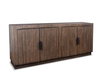 Monterrey 85" Truffle 4 Door Console — Lifestyle Furniture
