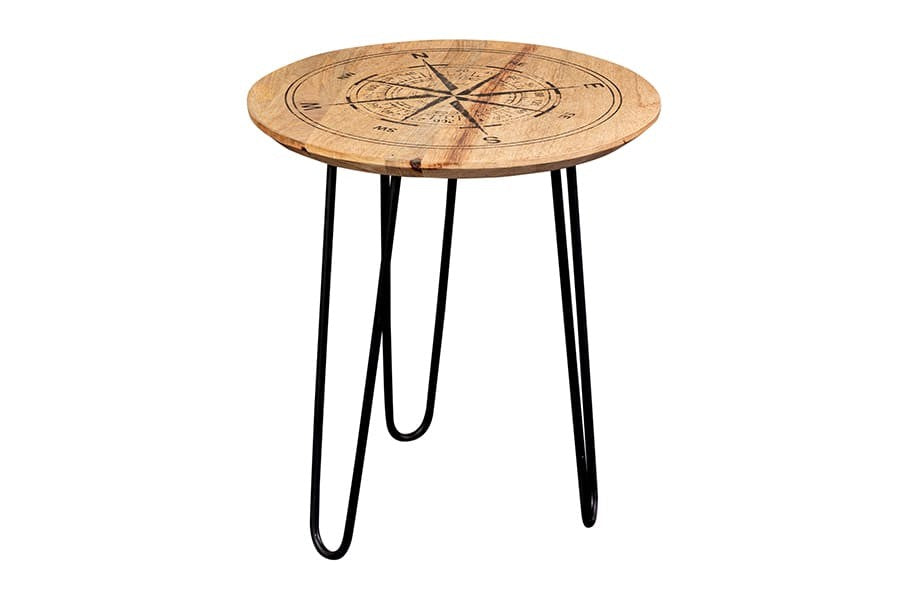 World Map End Table — Lifestyle Furniture